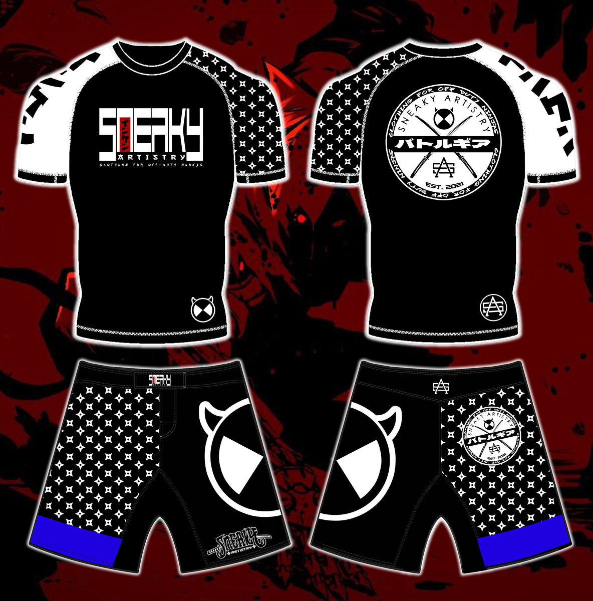 Rash Guards and No-Gi Shorts – Sneaky Artistry