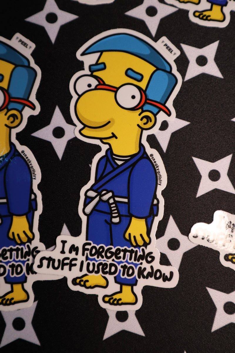 Forgetting Stuff Sticker – Sneaky Artistry